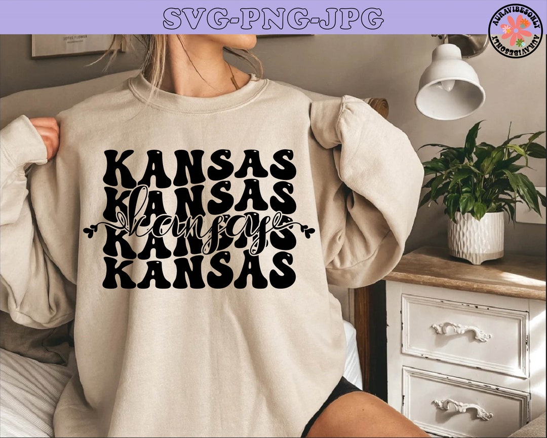 Kansas Svg Png Kansas Tshirt Svg Kansas Png Kansas Cutfile Kansas ...