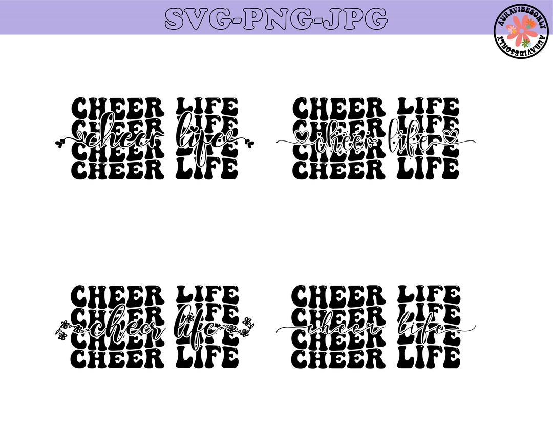 Cheer Life Svg Png Cheer Life Tshirt Svg Cheer Life Png Cheer Life ...