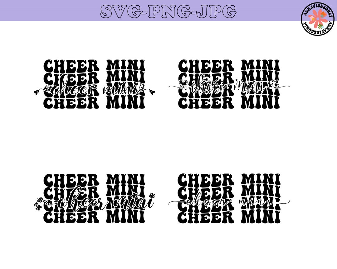 Cheer Mini Svg Png Cheer Mini Tshirt Svg Cheer Mini Png Cheer Mini ...