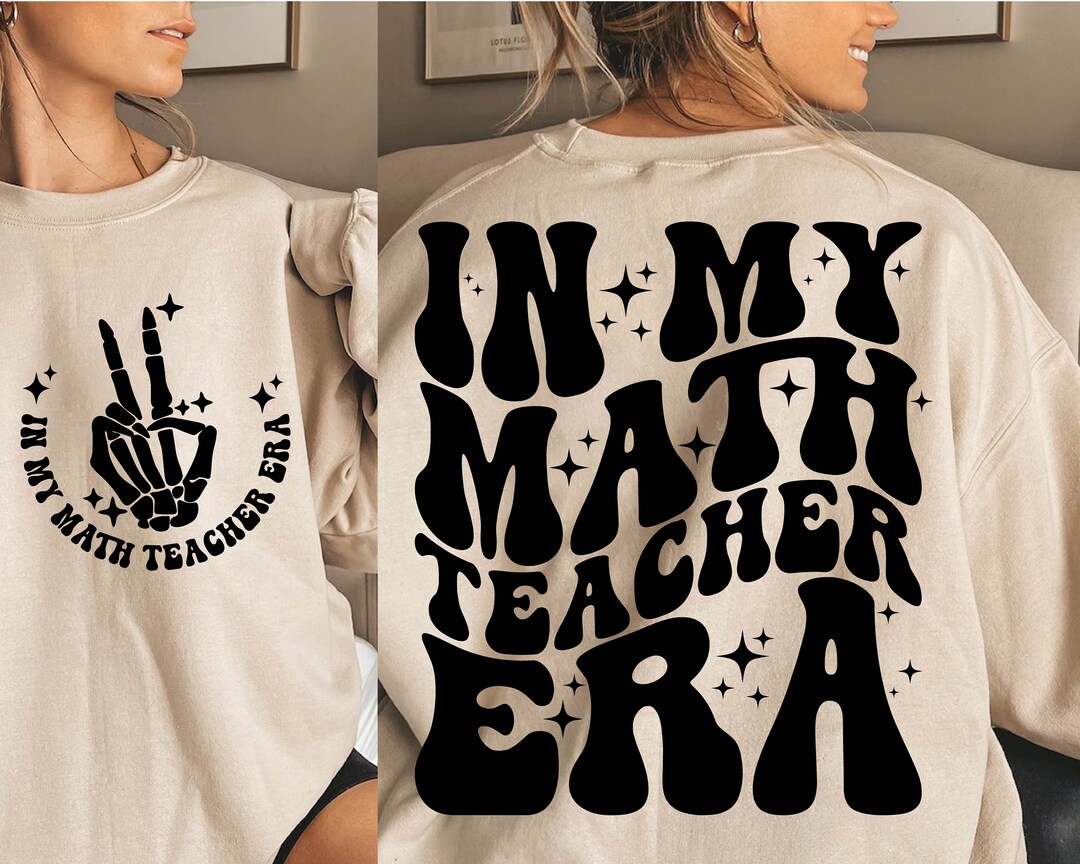 Math Teacher Era Svg, in My Math Teacher Era Svg, Math Teacher Svg,math ...