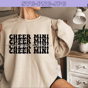 Cheer Mini Svg Png Cheer Mini Tshirt Svg Cheer Mini Png Cheer Mini ...