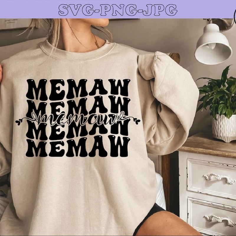 Memaw Svg - Etsy