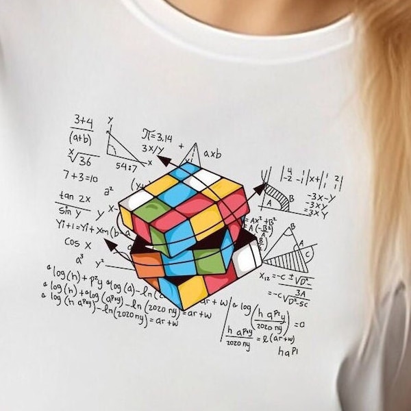 Rubiks Cube Shirt - Etsy