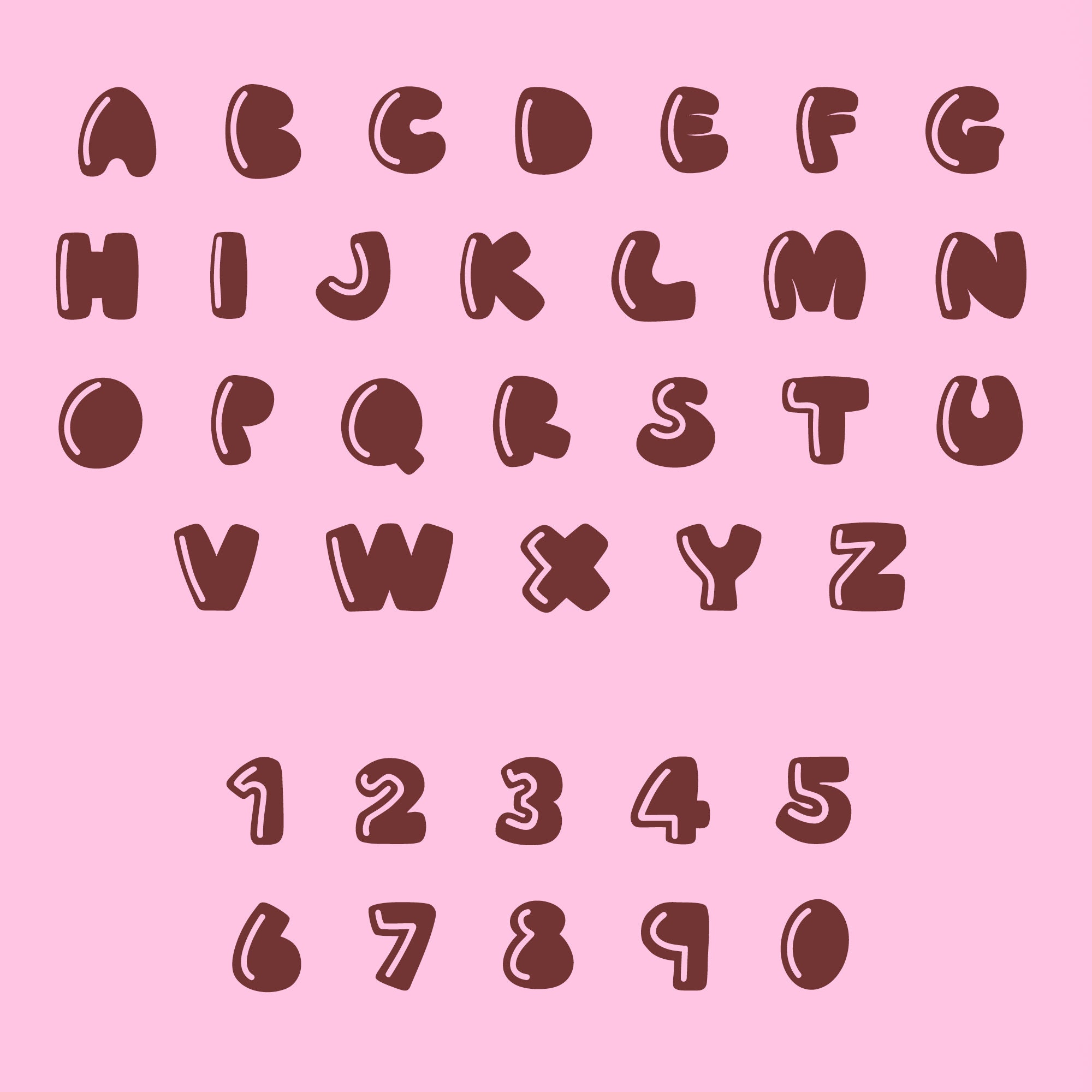 Boba Font - Bubbly,playful,fun,party,logo,headline,cricut Font - Etsy