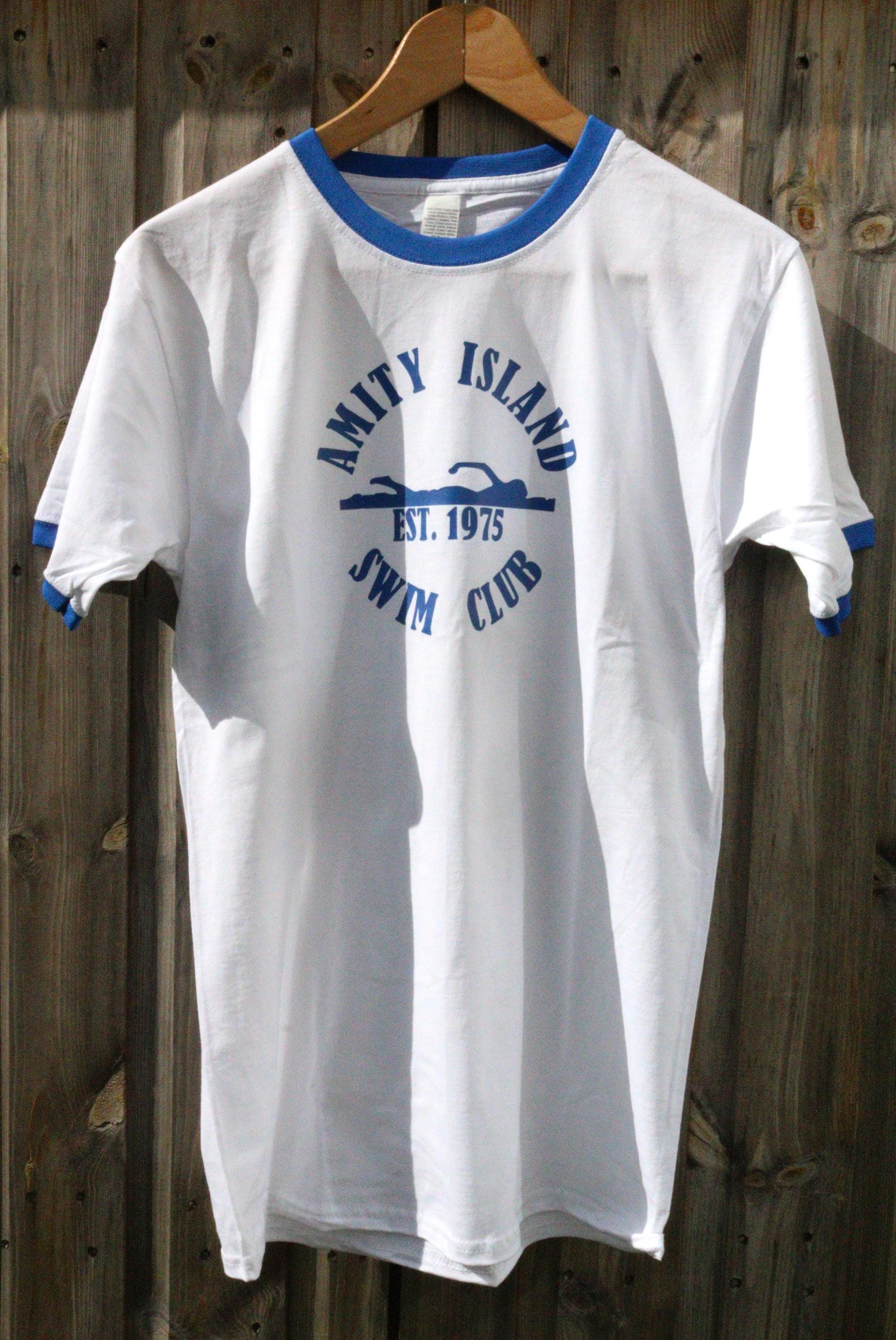 Amity Swim Club T-shirt: Retro Jaws Movie Tee - Etsy