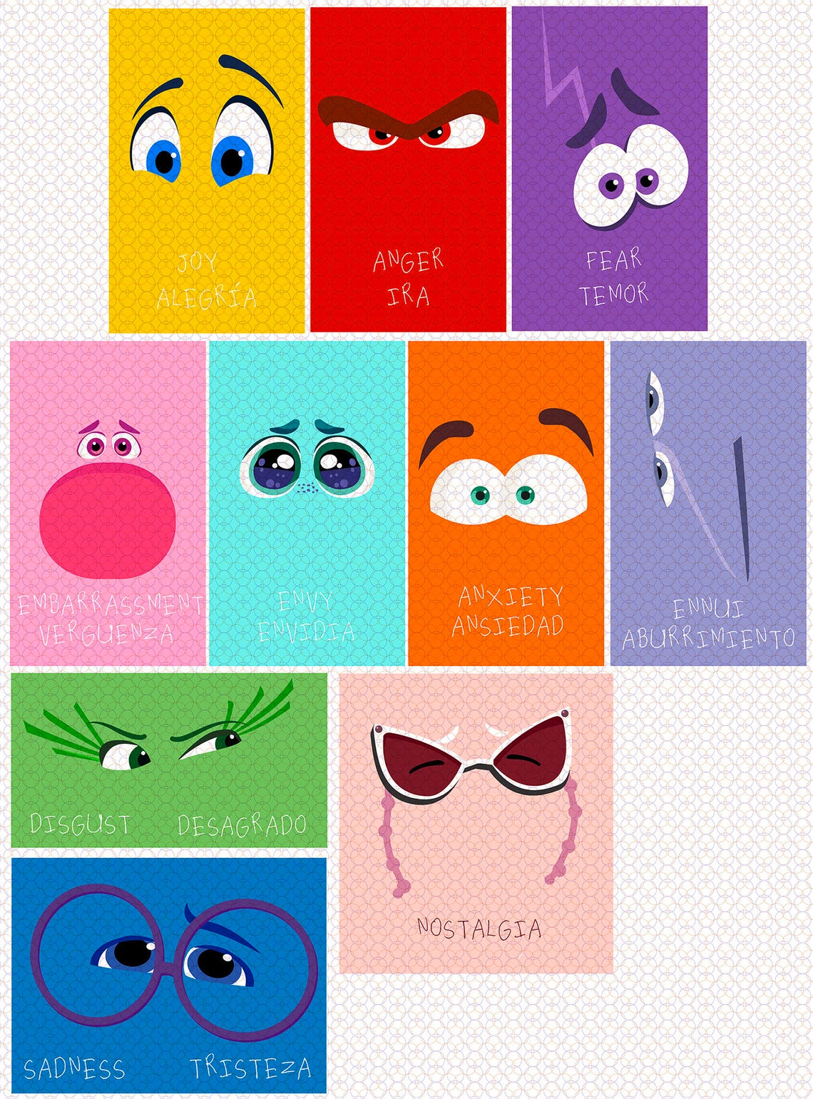 Inside Out 2 Feelings Vectors Editable in Vectors and PNG - Etsy UK