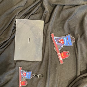 Hazbin Hotel Cursed Cat Alastor A Vox Dinner Cat Meme Keychain A ...