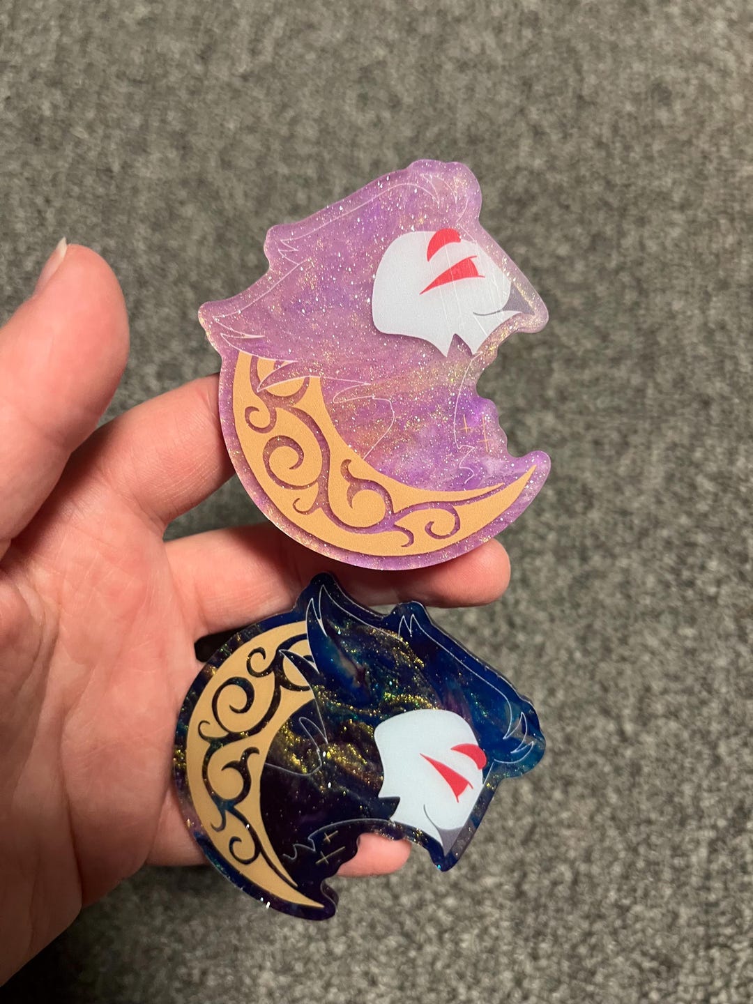 Stolas Galaxy Acrylic Pins - Etsy