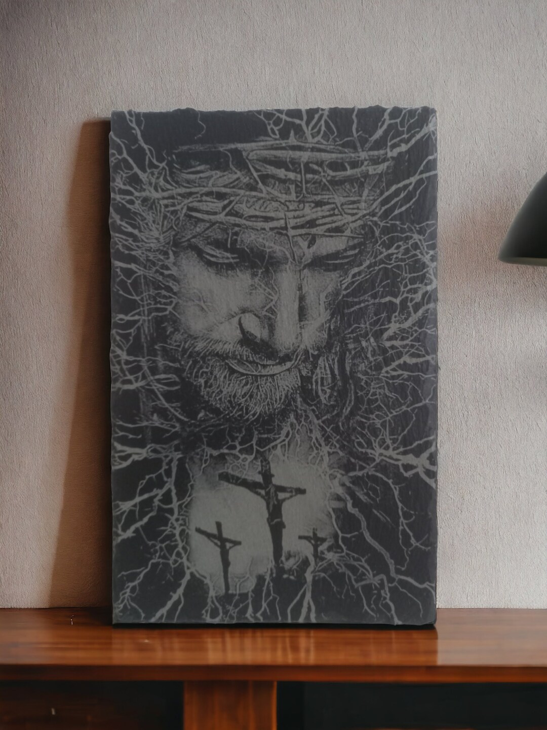 Jesus Christ Engraving DIY Slate Jesus Christ Engraving. 28cm 38cm. 55 Eur30cm 20cm 40EUR - Etsy