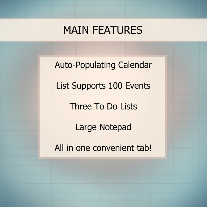Editable Monthly Calendar Automated Task Planner V1.0 - Etsy