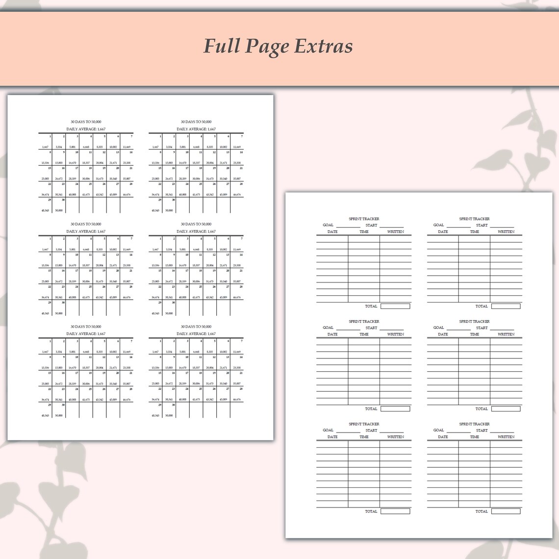 Writers Set | Printable 3 X 3 Sticky Note Templates - Etsy