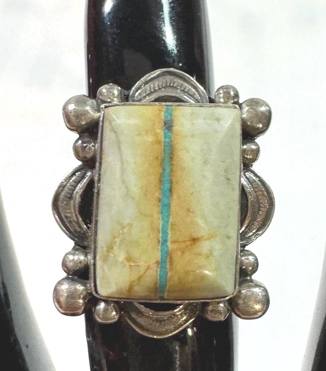 Royston Ribbon Native American Ring Size 6 Signed M Spencer - Etsy