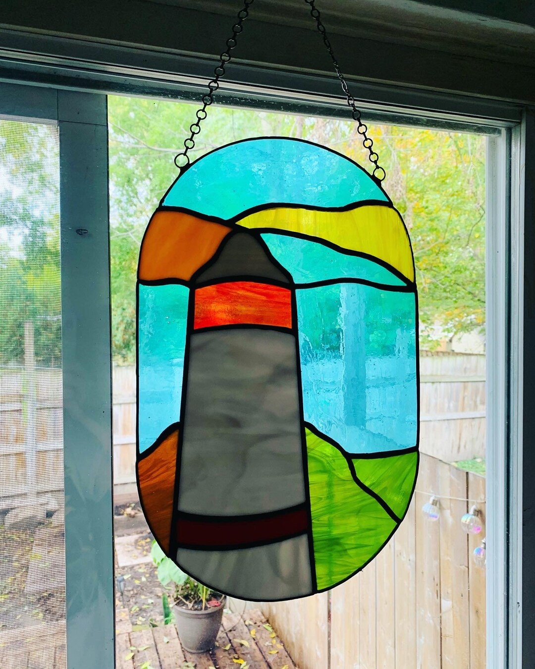Stained Glass Canadian Art - Indoor / Outdoor Sun-catcher - Stained ...