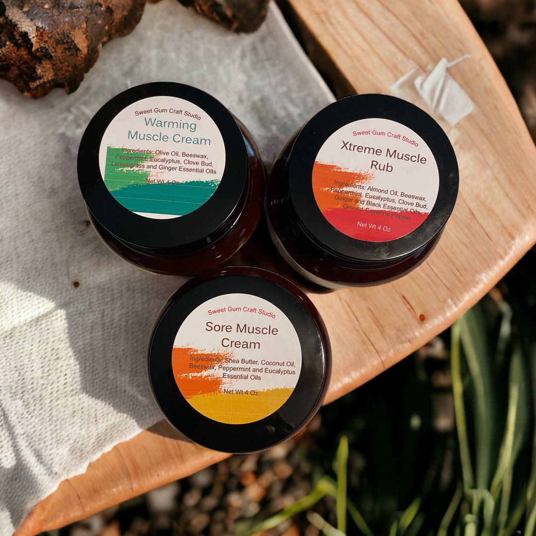 Natural Muscle Rubs - Etsy