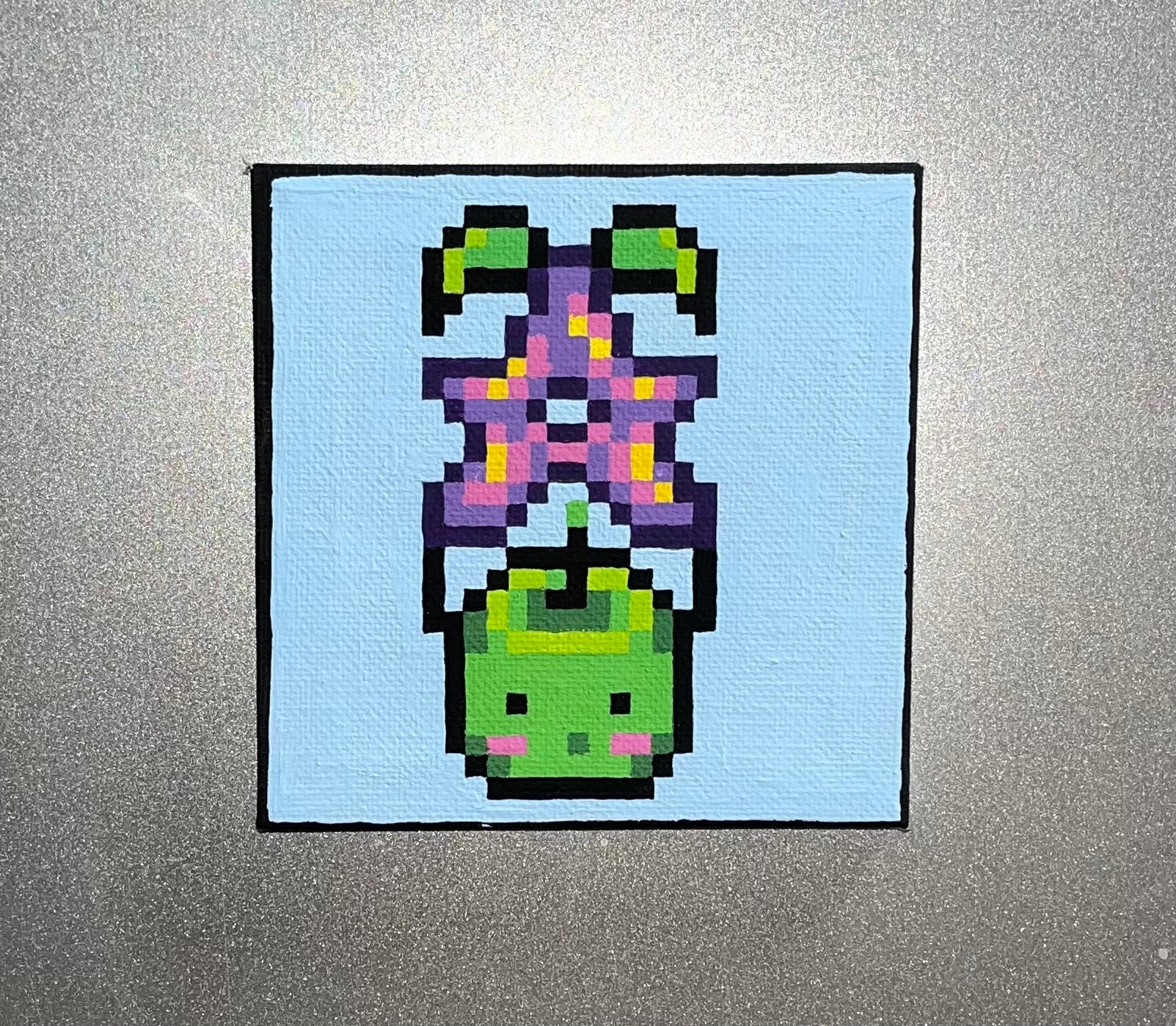 Stardew Valley Junimo W/ Stardrop Canvas Painting Handmade - Etsy