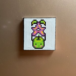 Stardew Valley Junimo W/ Stardrop Canvas Painting Handmade - Etsy