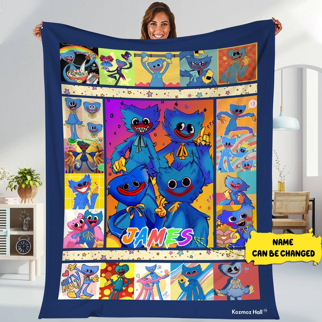 Custom Poppy Playtime Quilt Blanket Poppy Playtime Bedding - Etsy