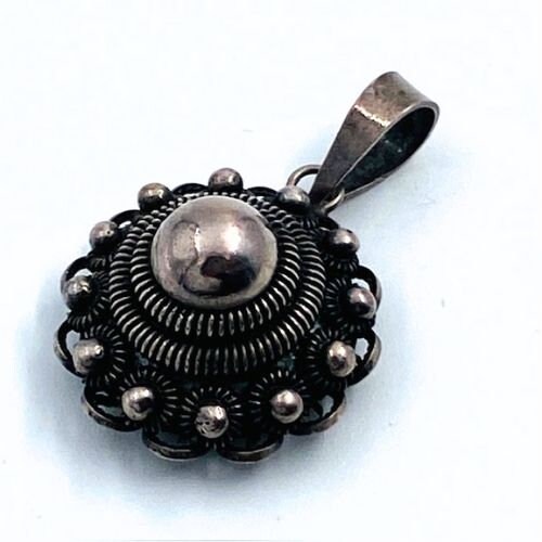 Vintage Large Round Silver 12 Silver Balls Intricate Filigree - Etsy