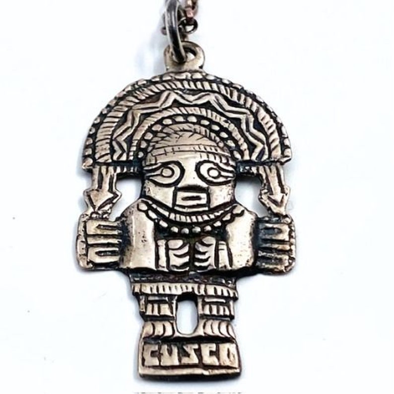 Aztec Inca Vintage Silver Cusco Peruvian Deity Handmade - Etsy