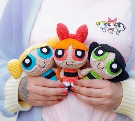 Crochet the Powerpuff Girls Amigurumi Buttercup Crochet - Etsy