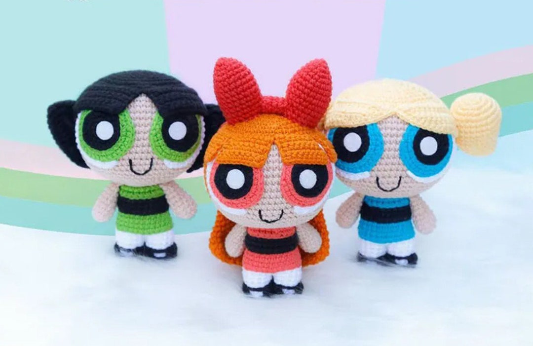 Crochet the Powerpuff Girls Amigurumi Buttercup Crochet - Etsy