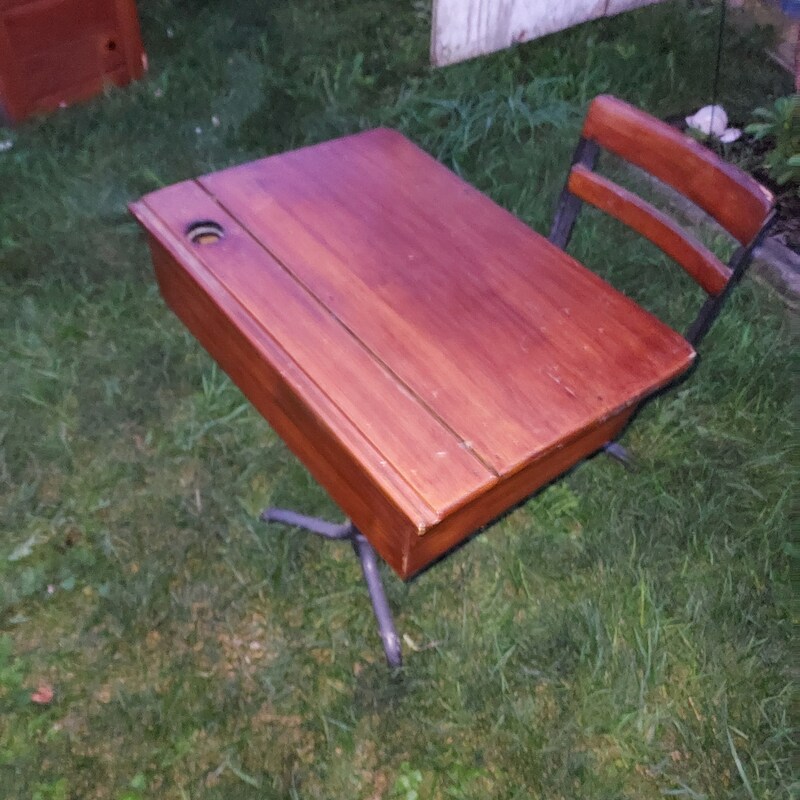 Antique School Desk - Etsy