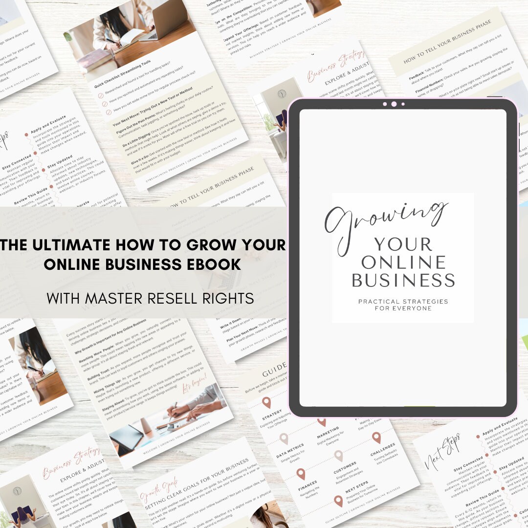 Done for You: How to Grow Your Online Business Ebook L Master Resell ...