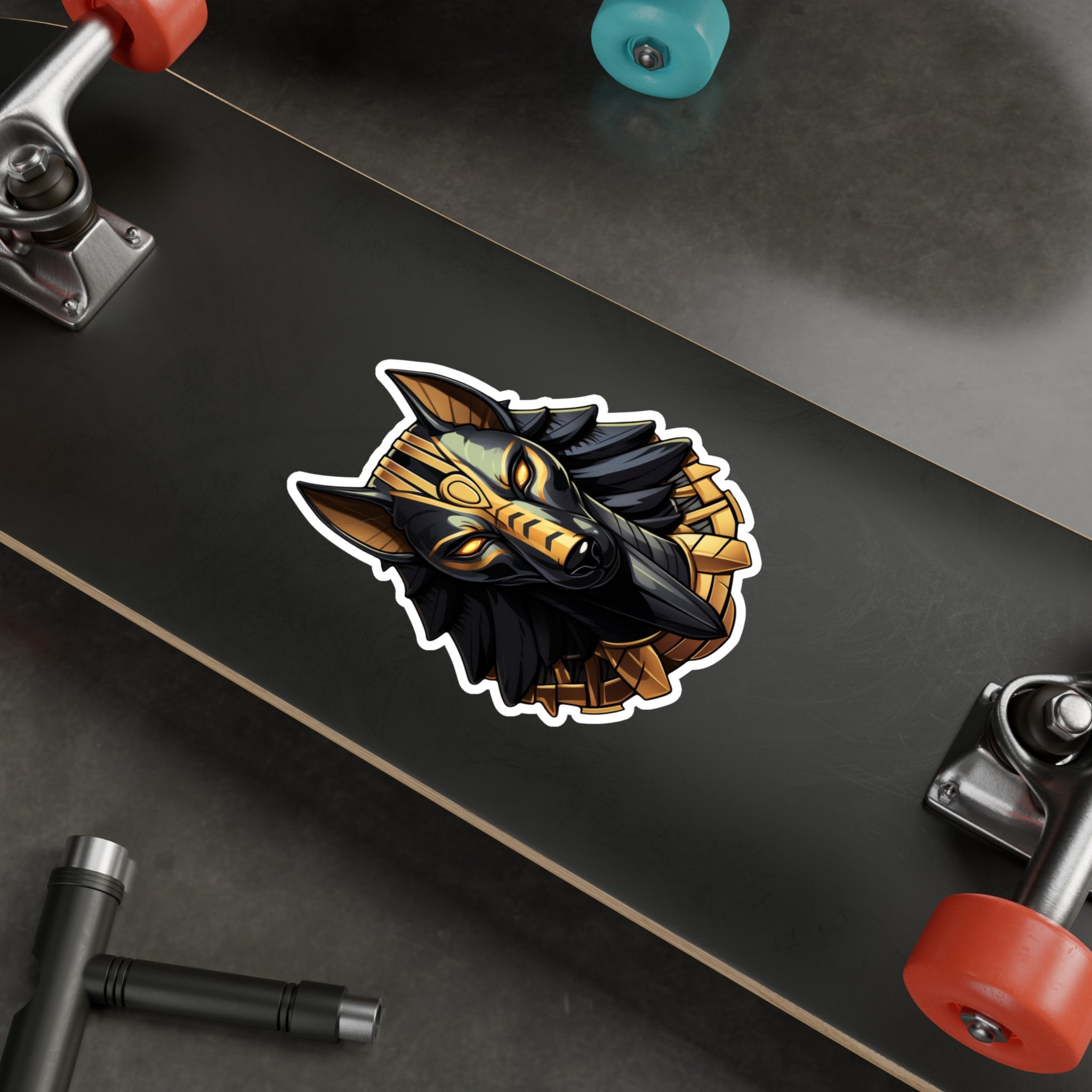 Anubis, God of the Dead Vinyl Sticker Kiss Cut - Etsy