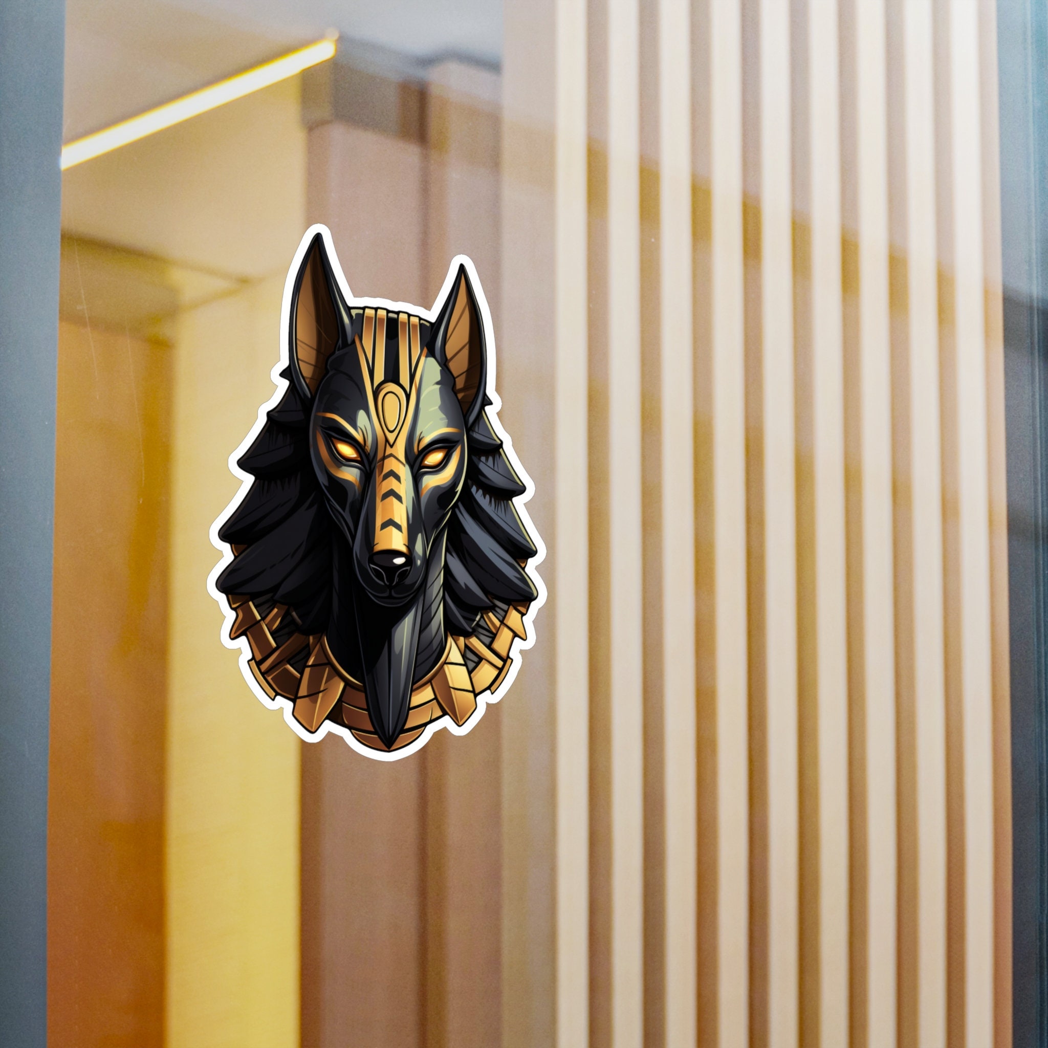 Anubis, God of the Dead Vinyl Sticker Kiss Cut - Etsy