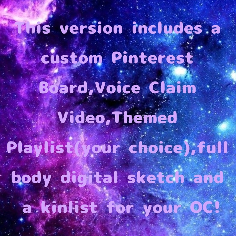 OC Care Package Version 2 (read Desc) - Etsy