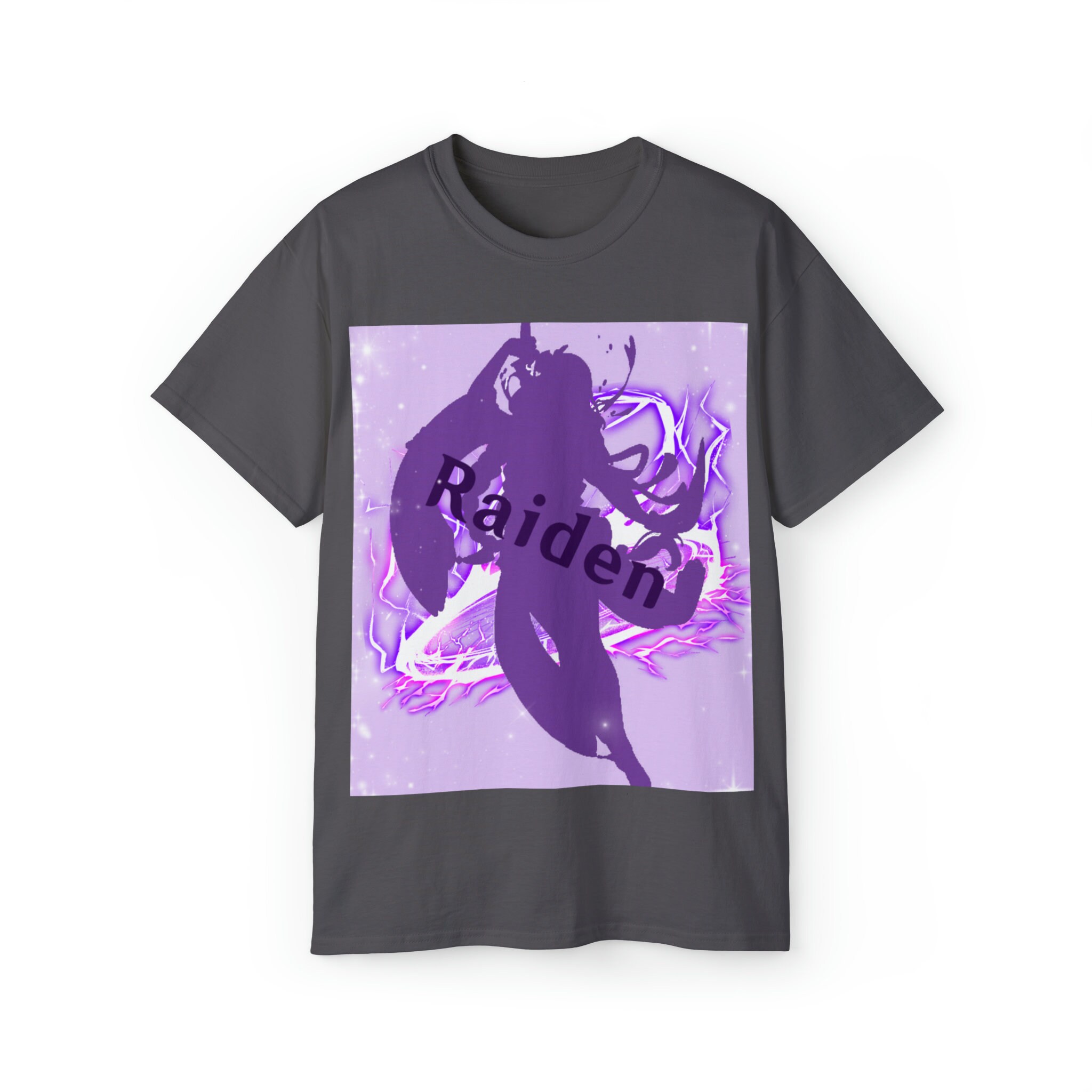 Genshin Impact Raiden Silhouette Unisex Ultra Cotton Tee - Etsy