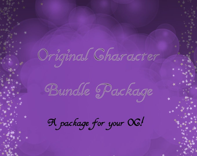 OC Bundle Package;original Character Care Package - Etsy