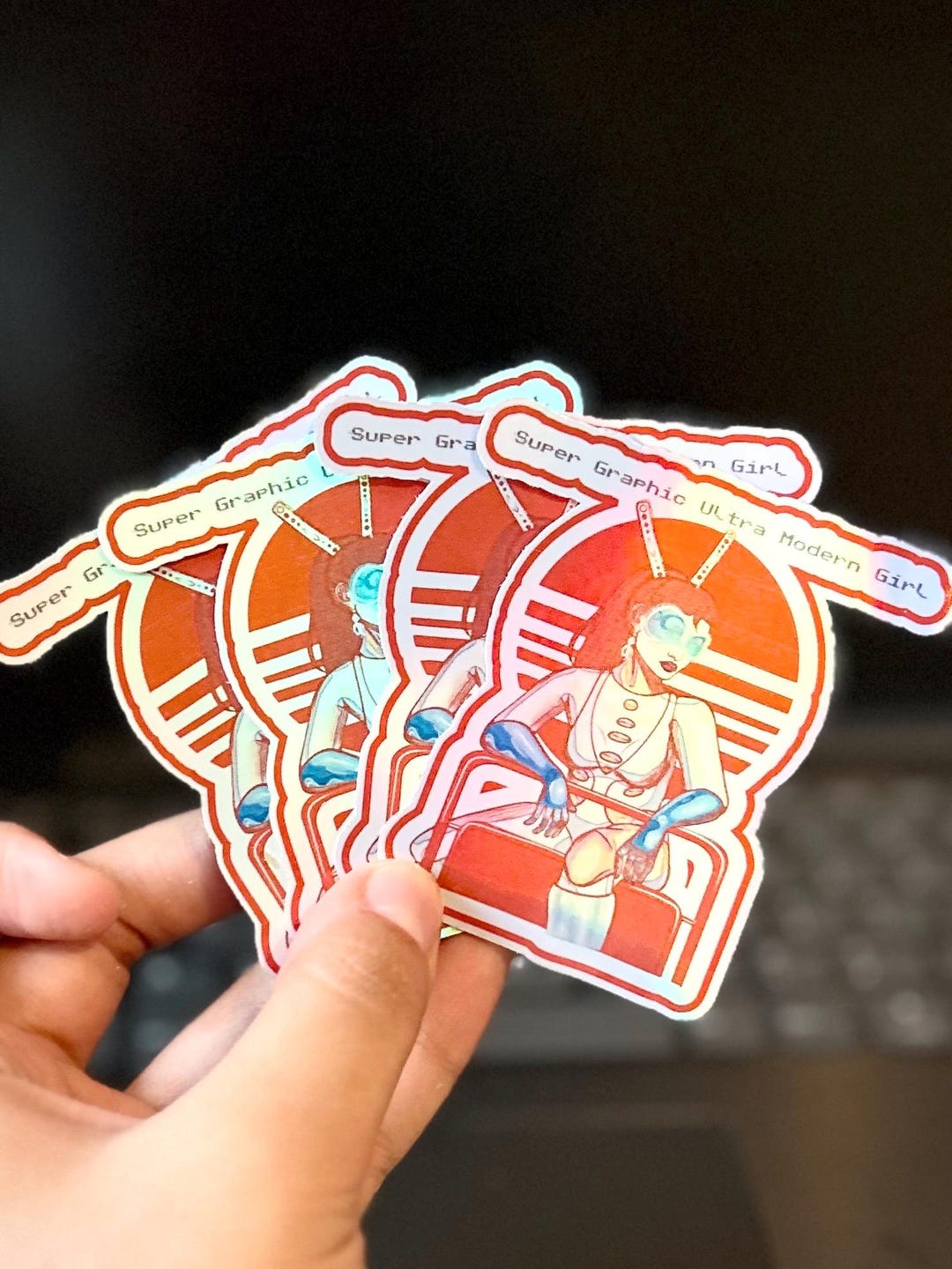 Super Graphic Ultra Modern Girl Sticker - Chappell Roan Stickers - the ...