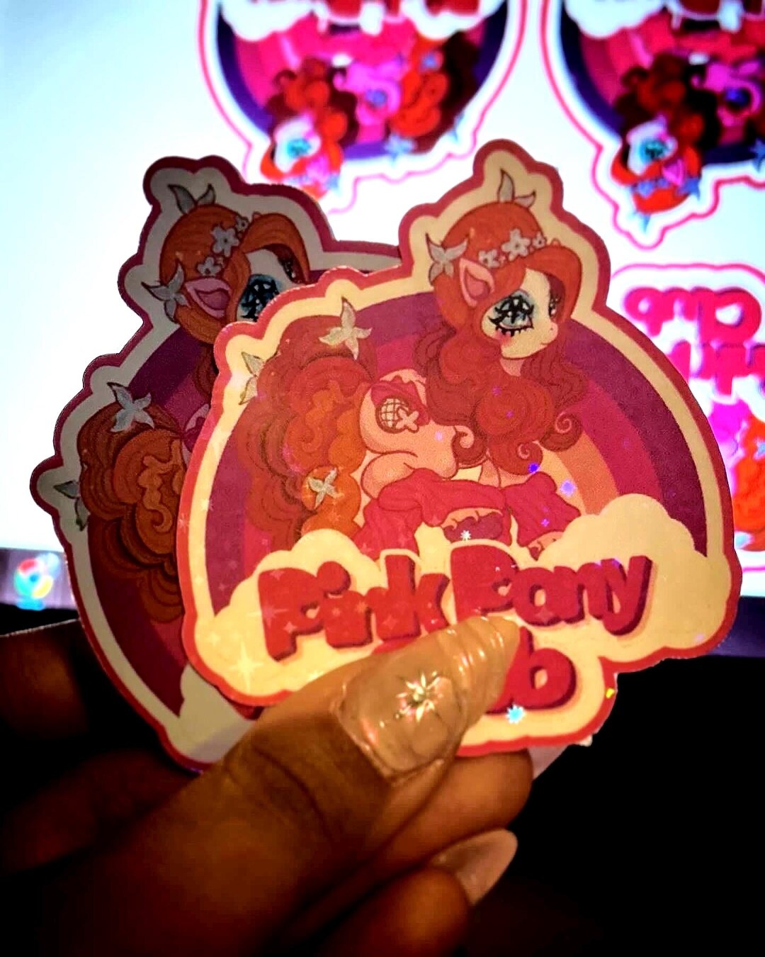 MLP Pink Pony Club Sticker - Chappell Roan Stickers - the Rise and Fall ...