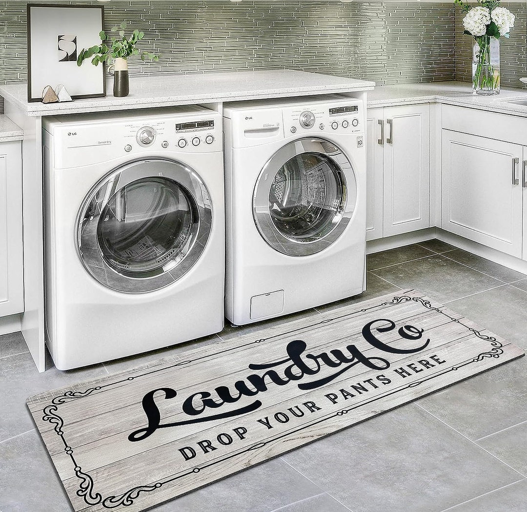 Laundry Room Non Slip Floor Mat Runner 20 X 60 Rug - Etsy