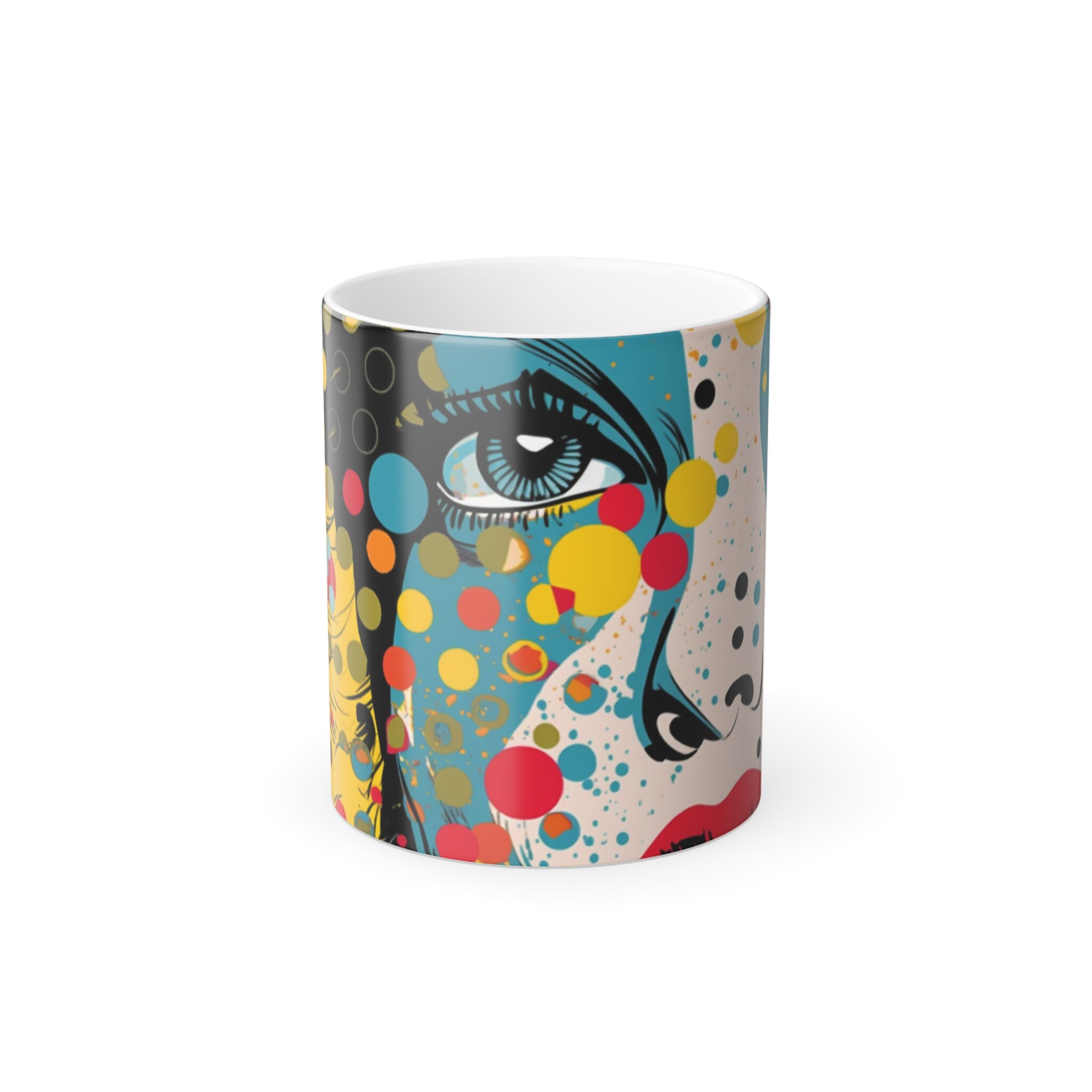 Woman Staring Color Morphing Mug, 11oz - Etsy