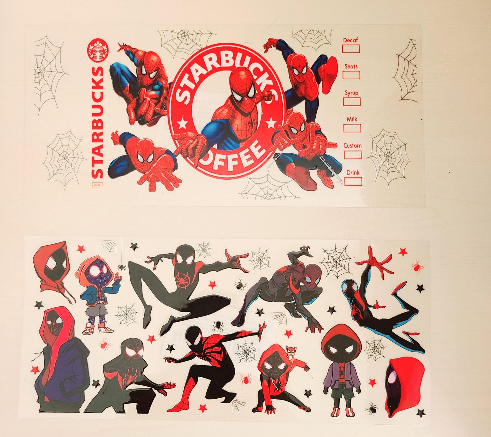 Superhero Libby Cups, Specialized Cups, Shatter Proof, Spider Art, Web Shooter Man - Etsy