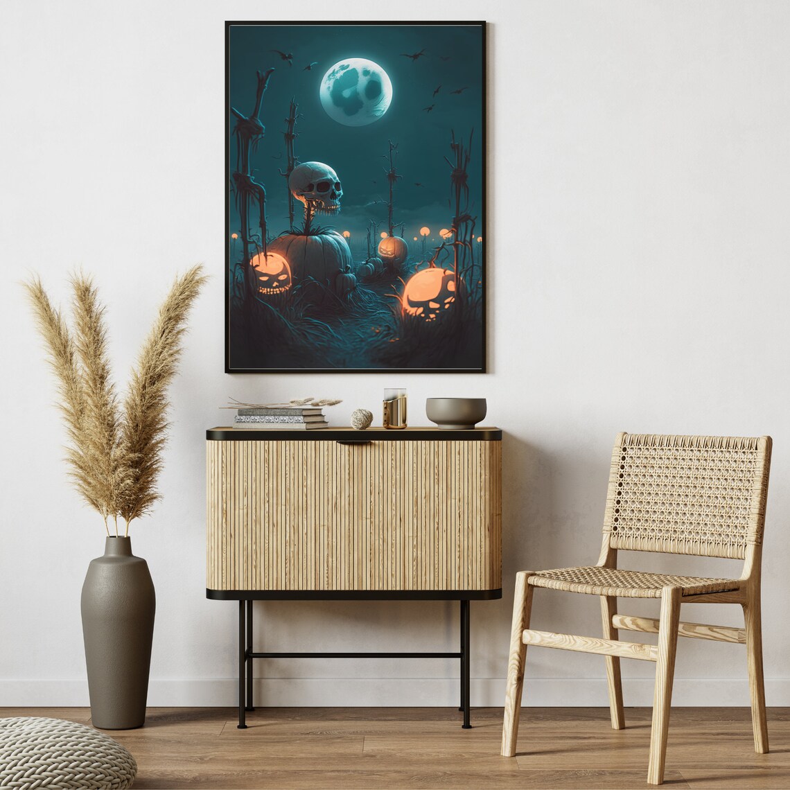 Halloween Digital Wall Art Halloween Printable Halloween - Etsy