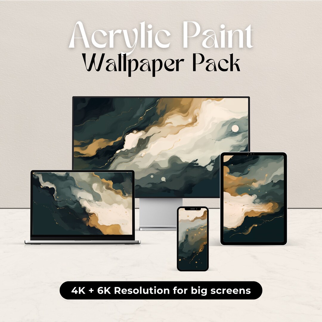 Acrylic Paint Wallpaper Set, Smart TV Wallpaper, Wallpapers Iphone ...