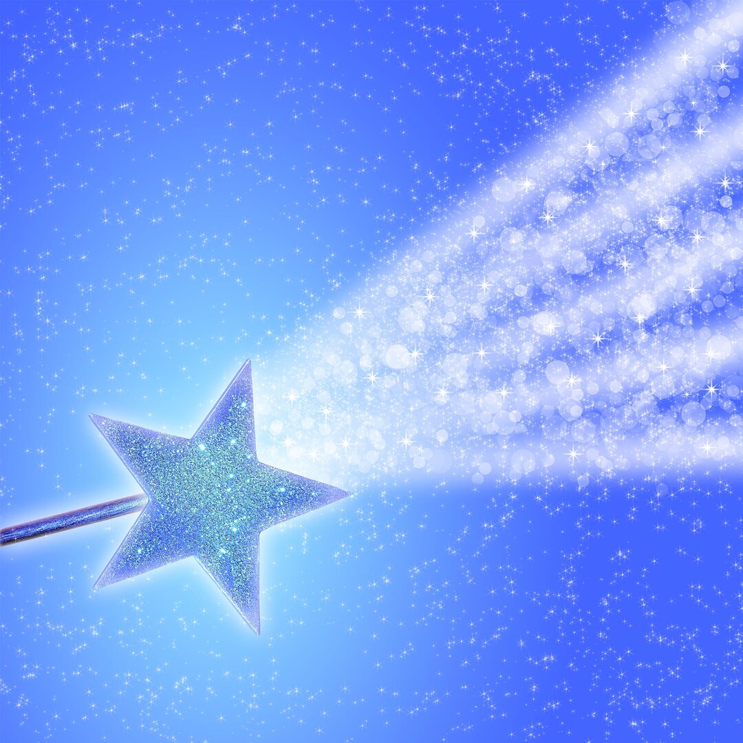 Magic Fairy Wand Magic Star Printable Nursery Gift Baby Shower Gift ...