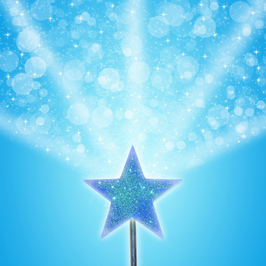 Magical Fairy Wand Magic Star Print Nursery Gift Baby Shower - Etsy UK