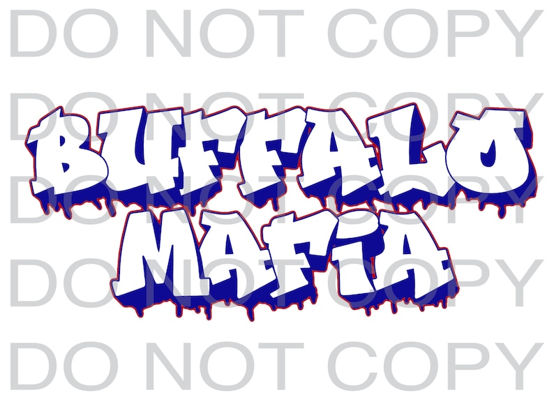 Buffalo Mafia SVG Buffalo Graffiti SVG Buffalo Football - Etsy