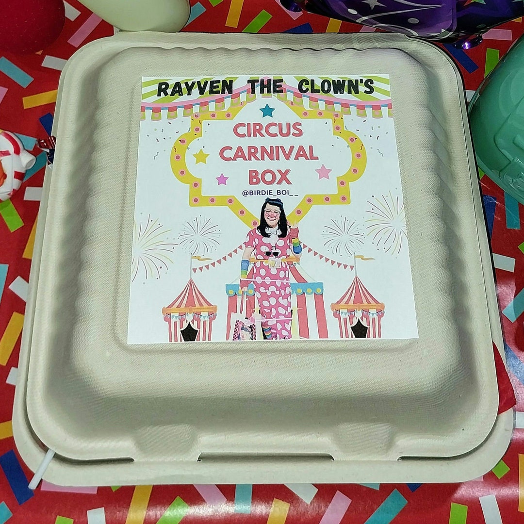 Circus Carnival Clown Mystery Box by Rayven the Clown ~ Topsy Turvy ...