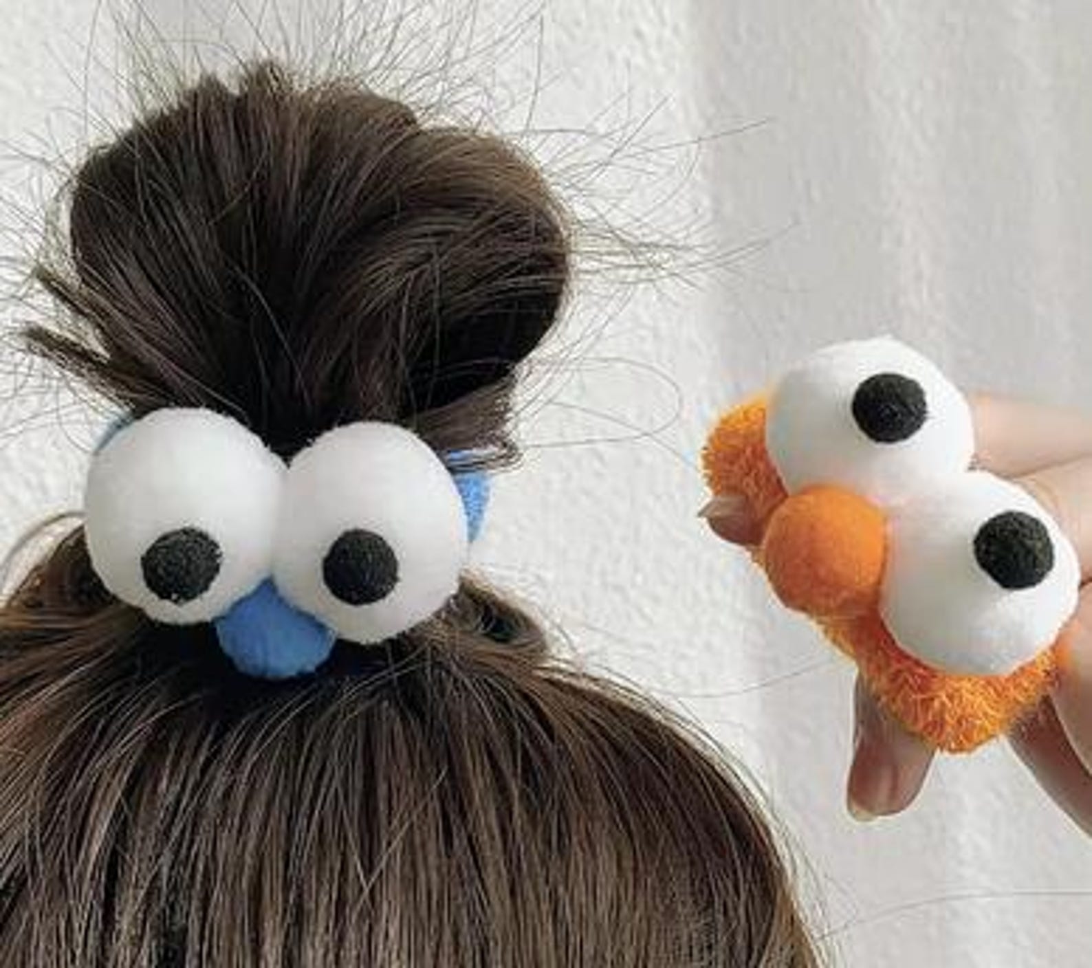 Pompom Silly Little Puppet Clown Hair Tie Accessory by Rayven the Clown ...