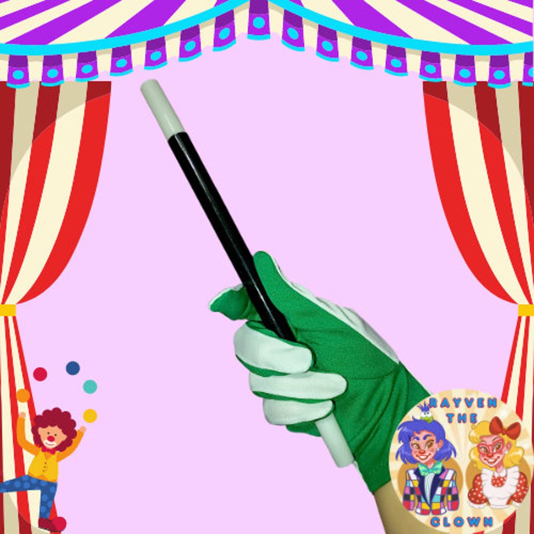 Magic Wand Plastic Toy Magician Entertainer Prop by Rayven the Clown ...