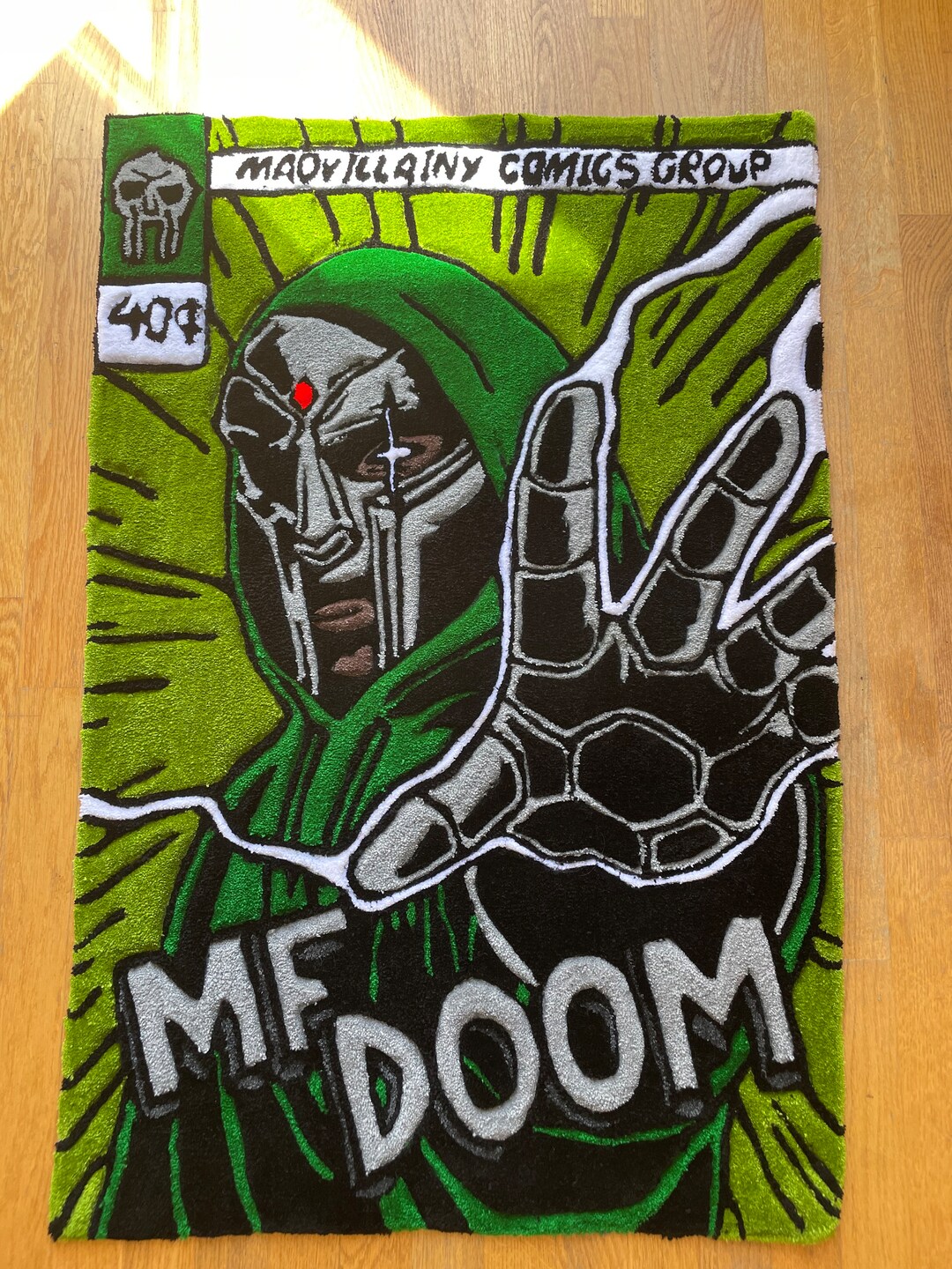 MF DOOM Comic Rug - Etsy