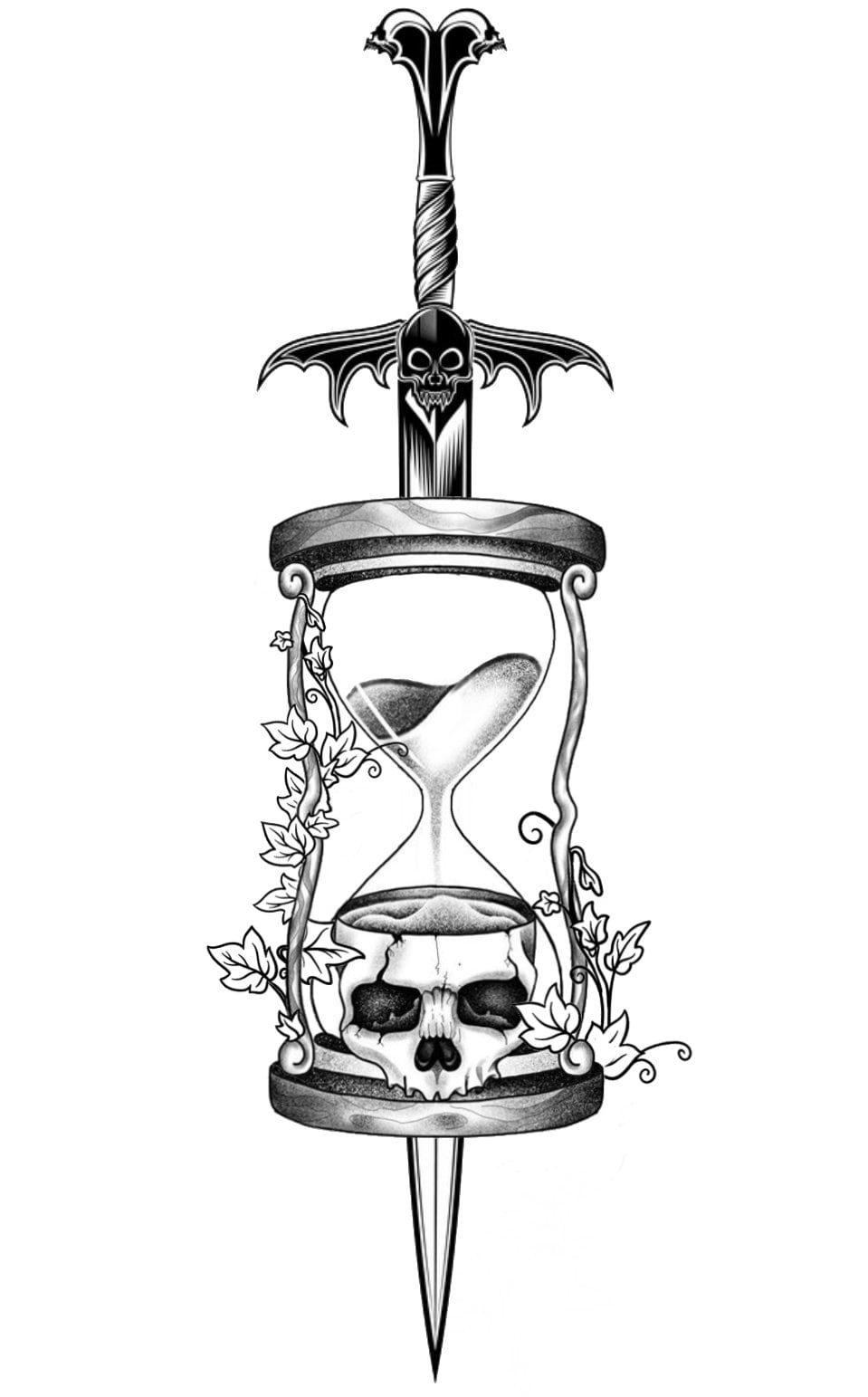 Broken Hourglass Design