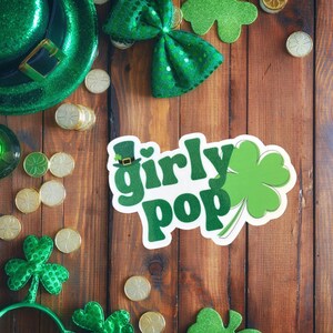 Girly Pop Waterproof Vinyl Sticker, Inspirational Fun Sticker - Etsy