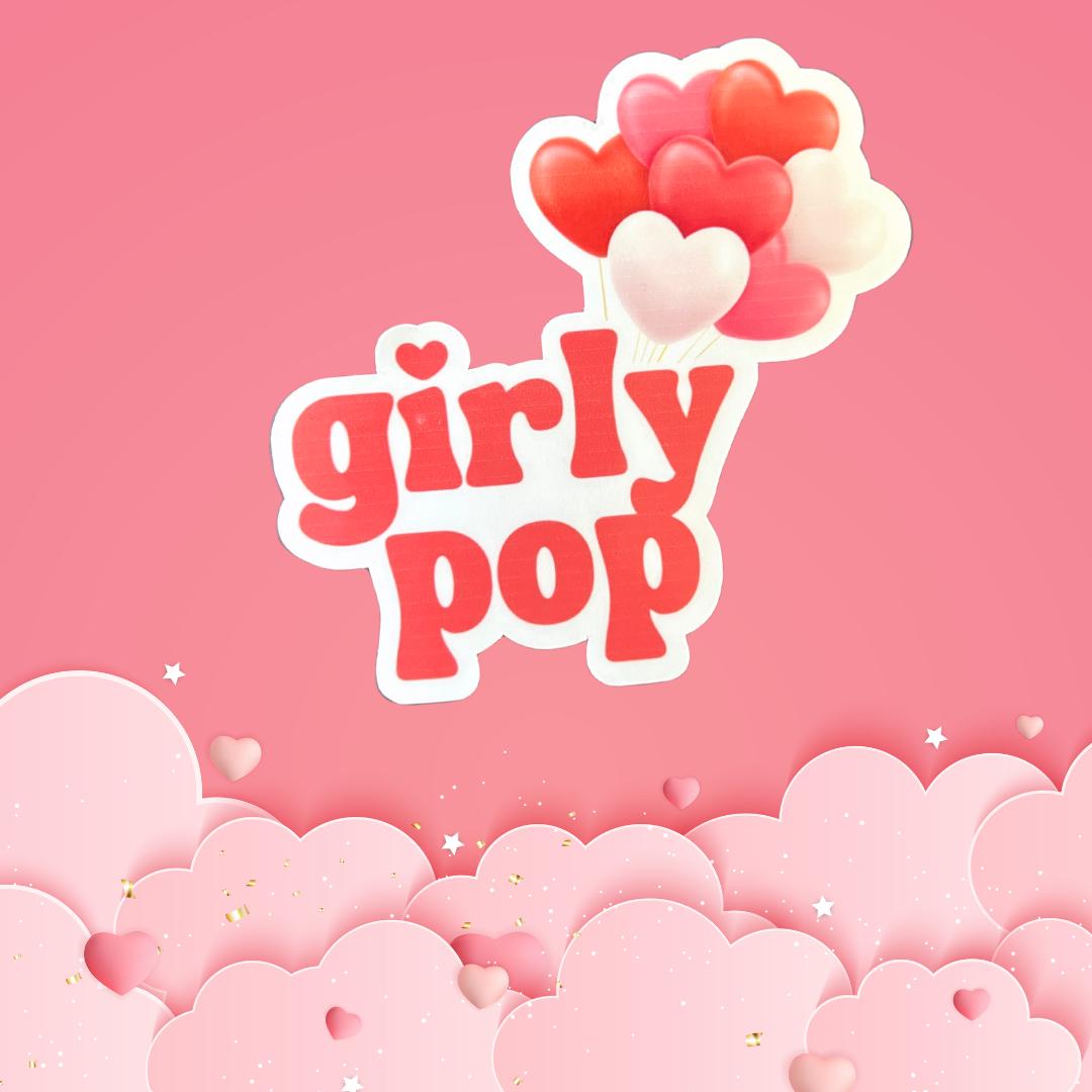 Girly Pop Waterproof Vinyl Sticker, Inspirational Fun Sticker - Etsy
