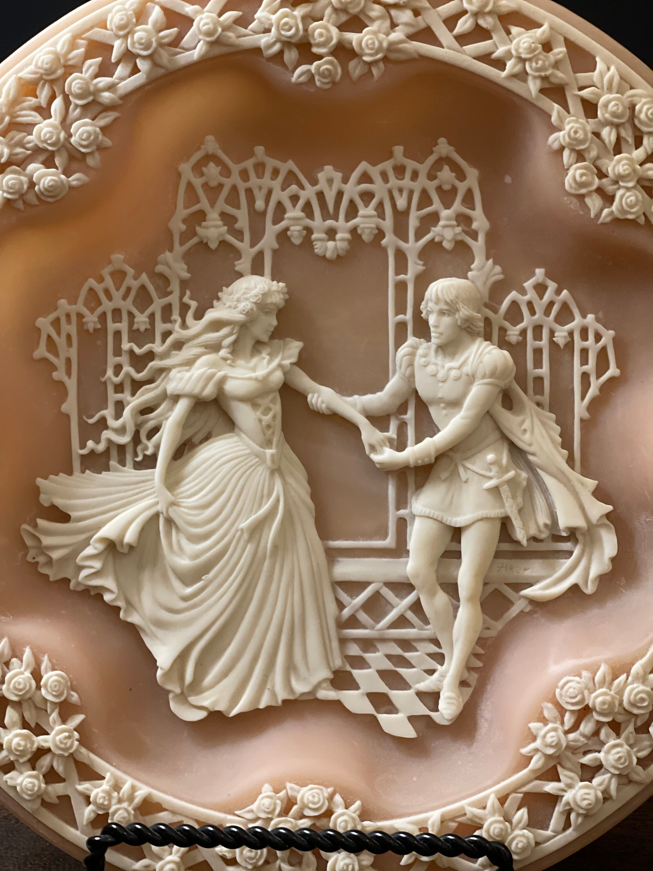 Vintage 1989 Incolay Collector Plate Shakespearean Lovers - Etsy